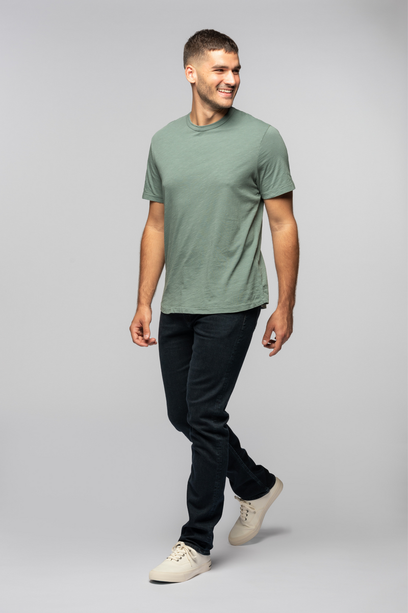 Sharp Slim Fit Men's Jeans - Rinse Indigo Wash | Revtown